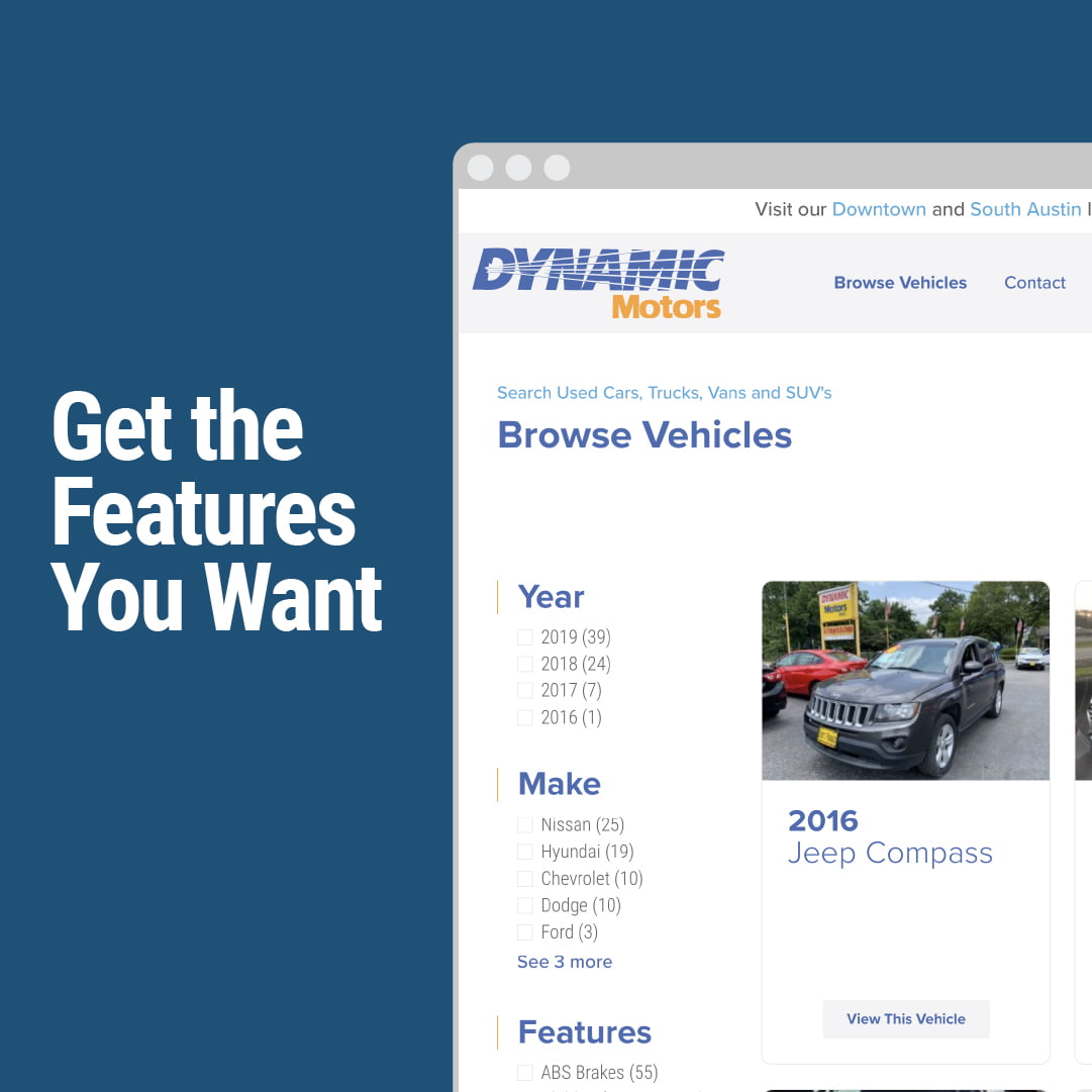 Used Cars in Austin - Find Late Model Vehicles at Dynamic Motors